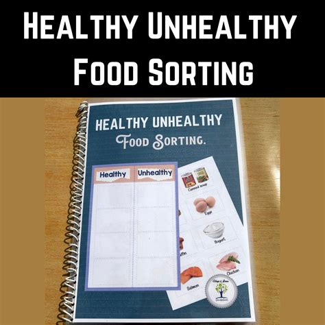 Healthy And Unhealthy Food Sorting Resource For Teacher