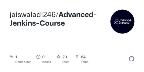 Advanced Jenkins Course Day 0 Md At Main Jaiswaladi246 Advanced