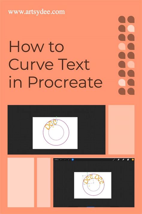 how to curve text in procreate in 2024 procreate ipad art procreate