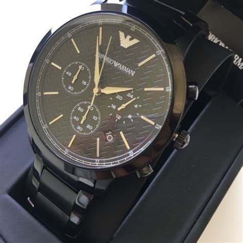 Ar2485 ขนาดหน้าปัด 43 Mm Mens Dress Black Watch ราคาพิเศษสุด ๆ