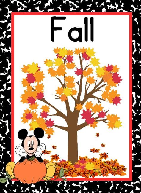 Mickey And Minnie Mouse Old Notebook Seasons By Jasmin Hernandez