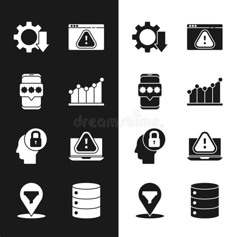 Set Pie Chart Infographic Mobile And Password Cost Reduction Browser