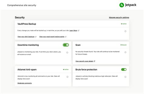 Jetpack Wp Security Backup Speed And Growth Wordpress Plugin Try Demo