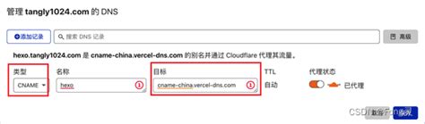vercel应用绑定自己的域名 vercel绑定域名 csdn博客