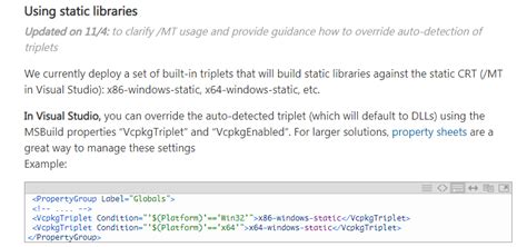 How Can I Use Static Libraries · Issue 7467 · Microsoftvcpkg · Github