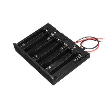 Aa X Battery Holder Box With Cover On Off Buy Online Electronic Component I Robotic