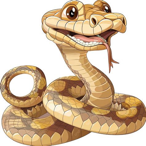 Logotipo Dos Desenhos Animados Da Cobra Python Distintivo De Mascote