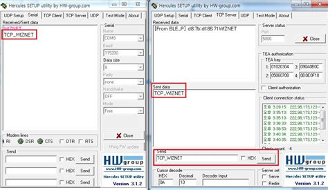 ble to ethernet wiznet document system