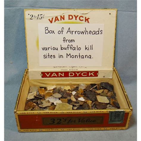 2 Boxes Assorted Broken Arrowheads