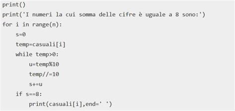 Randint Python Algoritmi Sulle Liste In Python Append