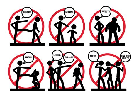 Bullying Vector 130014 Vector Art At Vecteezy