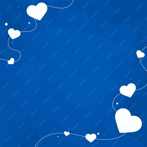 Free Vector Vector Heart String Border Geometric Pattern Background