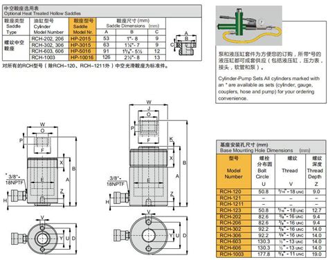 RCH中空柱塞液压油缸 单作用手动液压油缸100t空心液压油缸千斤顶 阿里巴巴
