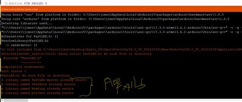 Another Pre Compiler Cant Find Or Install Custom Library Issue