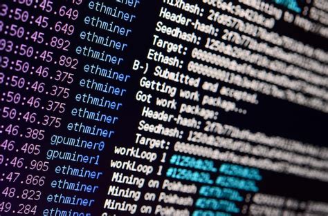 Premium Photo Macro Snapshot Of The Program Interface For Crypto