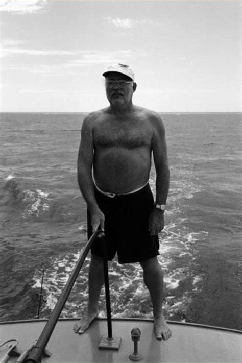 Rare Vintage Photographs Captured Ernest Hemingway Posing Shirtless