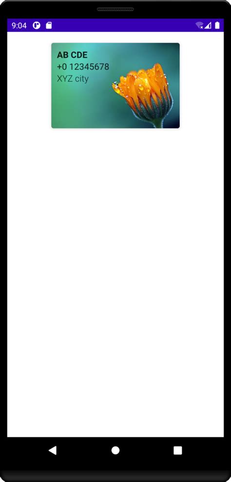 Set Image As Background For Card Android Jetpack Compose