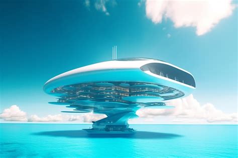 Premium Ai Image City In The Sky Aipowered Flying Cities And