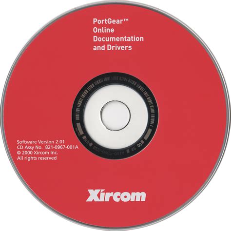 Xircom USB To SCSI Converter Installation CD ROM PORTGEAR201 Mac Windows Xircom Inc