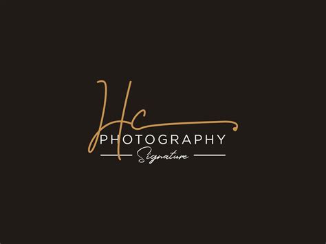 Letter HC Signature Logo Template Vector Vector Art At Vecteezy