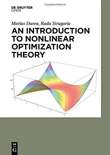 An Introduction To Nonlinear Optimization Theory Download Free Books