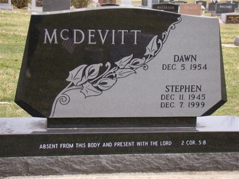 Stephen Mcdevitt 1945 1999 Find A Grave Memorial