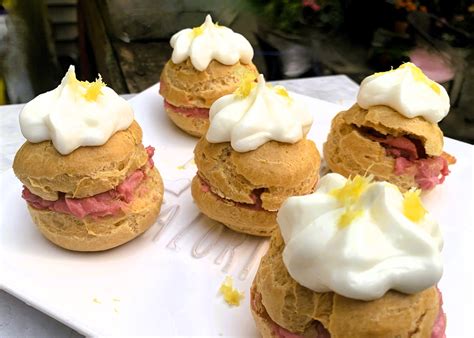 Raspberry Lemon Cream Puffs — Persnickety Panhandler