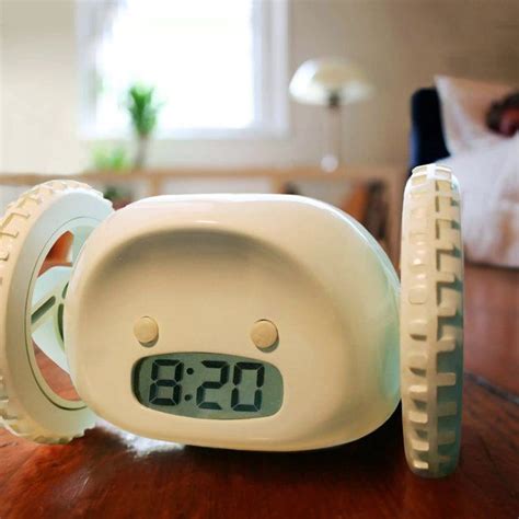 Runaway Alarm Clock Alarm Clock Cool Inventions Clock