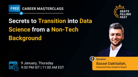 Non Tech To Data Science Transition Webinar For Beginners