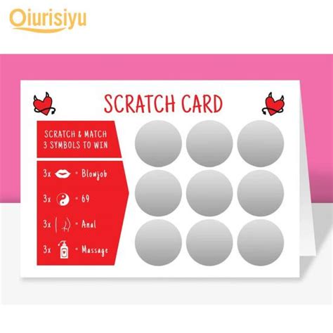 Buy 4pcsset Surprising Interactive Sex Scratch Card Paper Body Deep