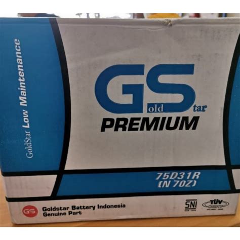 Jual Aki Batere Mobil Kijang L Genset Gs Gold Star Premium N Z Gs N Z Shopee Indonesia