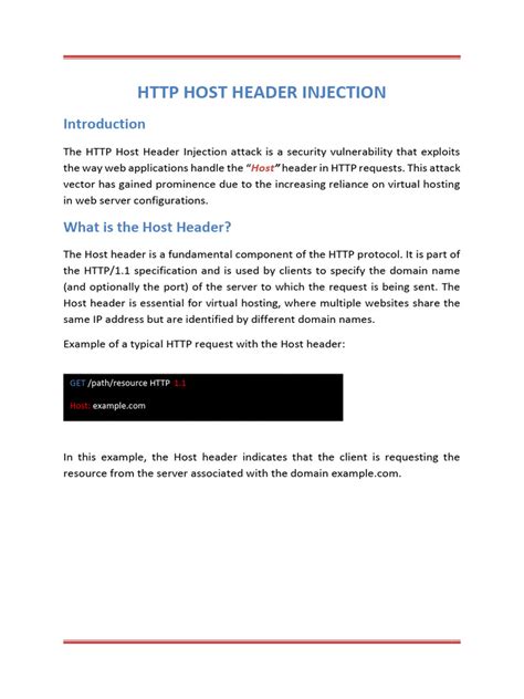 Host Header Attacks Exploit Pdf World Wide Web Internet And Web