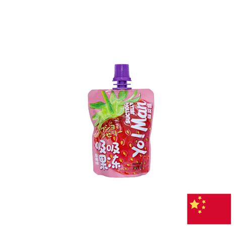 Yo Man Suction Jelly Strawberry Flavor Drink 60g