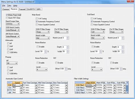 IC 9100 Radio Programming Software