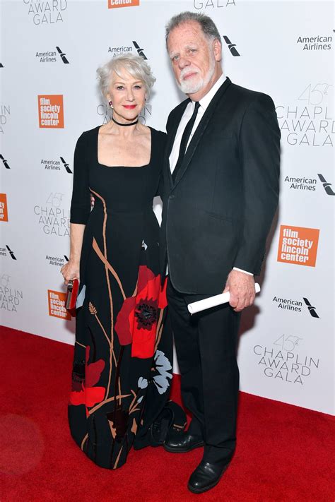 Helen Mirren Plants A Big Kiss On Husband Taylor Hackford At Lifetime