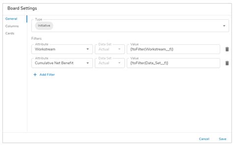 configuring board sections shibumi help