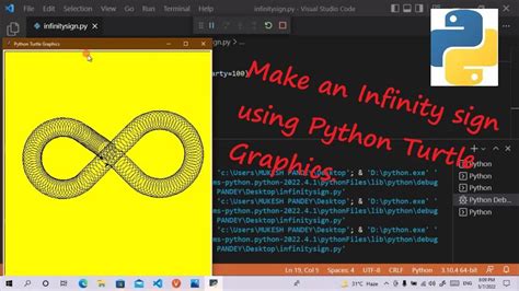 Infinity Sign Using Python Turtle Graphics