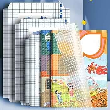 Pp Plastic Textbook Protectors Patikil 10 Pack Clear Book Covers 8