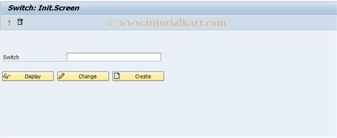 SFW SAP Tcode Switch