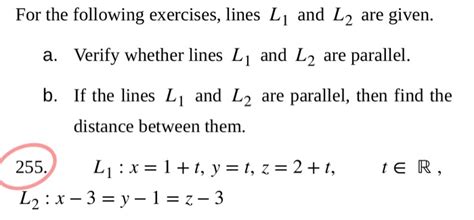 Solved For The Following Exercises Lines Lj And L2 Are