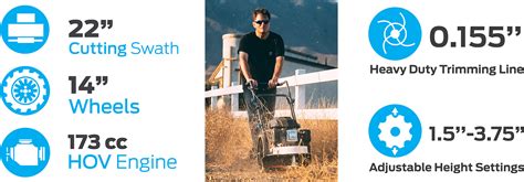 Pulsar Inch String Trimmer Hand Push Gas Powered PTG H