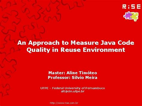An Approach To Measure Java Code Quality In