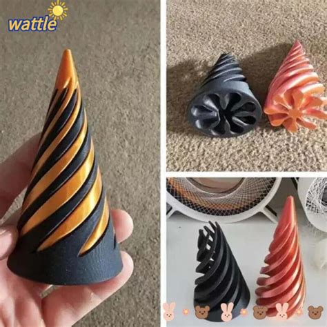 Wattle Spiral Cone Fidget Toy Intelligence Development Math Games