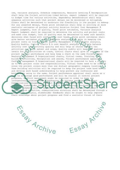 Information Technology Project Management Assignment