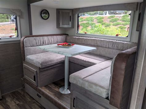 Done With Dinettes Awesome RV Dinette Replacement Ideas