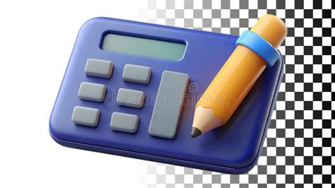 Calculator With Pen Calculation Tool Math Device Finance Calculator Accounting Tool Png