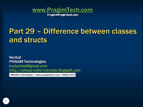 Sql Server Net And C Video Tutorial Part 29 Difference Between Classes And Structs