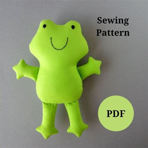 Frog Sewing Pattern 2 Sizes And Step By Step Tutorial Inspire Uplift