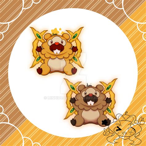 Pokemon God Bidoof Duo By Minnidraw On Deviantart