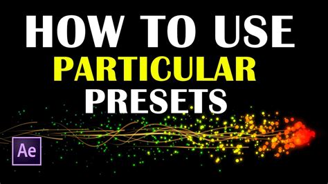 How To Use Trapcode Particular In After Effects After Effects